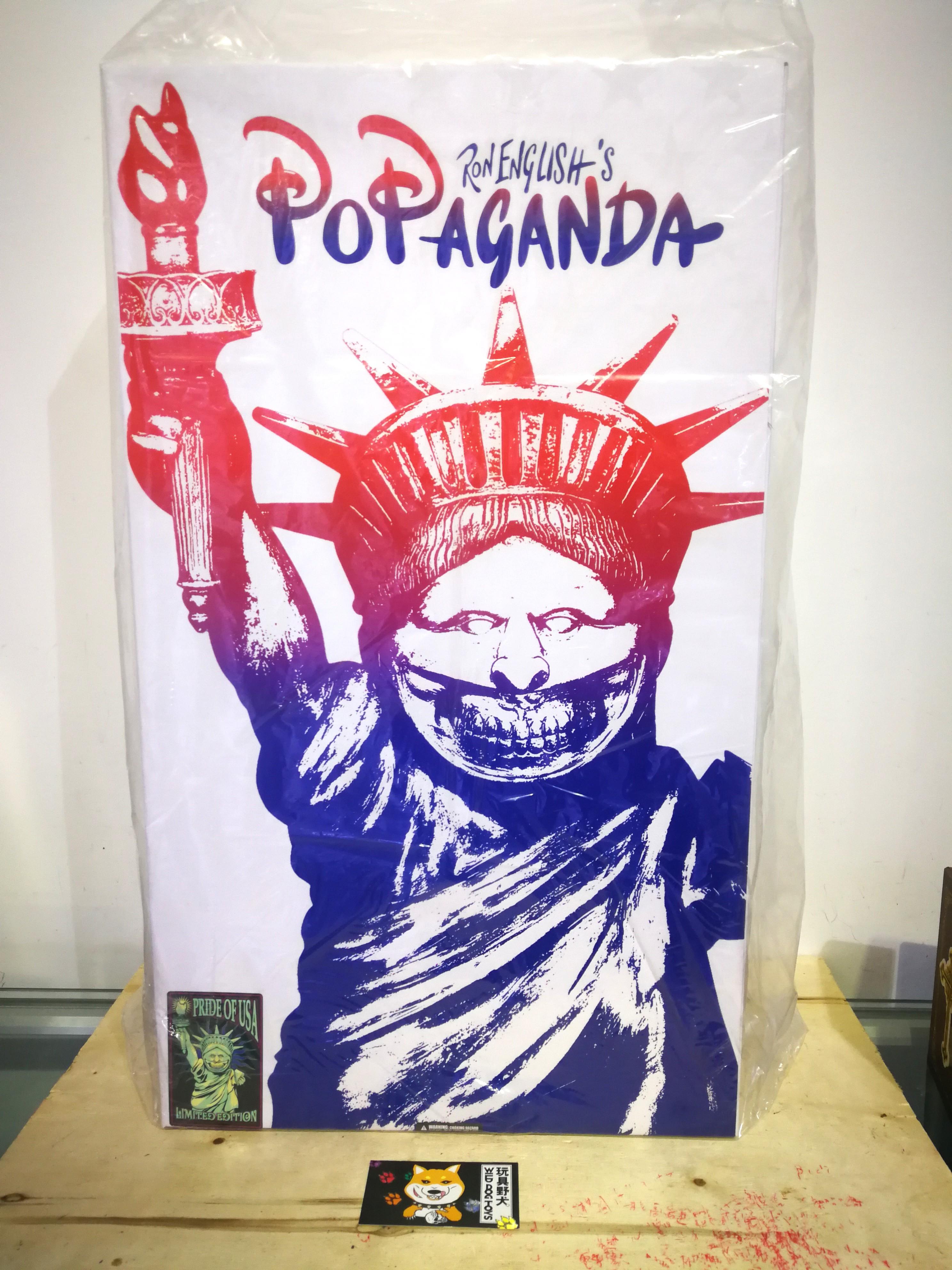 Ron English Liberty Grin Bronze Patina, 興趣及遊戲, 收藏品及紀念品, 明星周邊 - Carousell