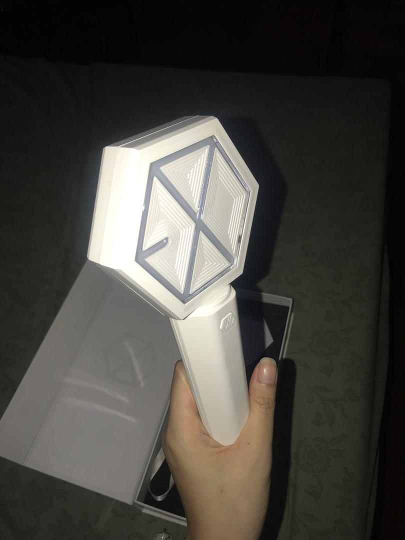 RUSH SALE: EXO OFFICIAL LIGHTSTICK ( VERSION 2 LIGHT STICK ), Hobbies ...