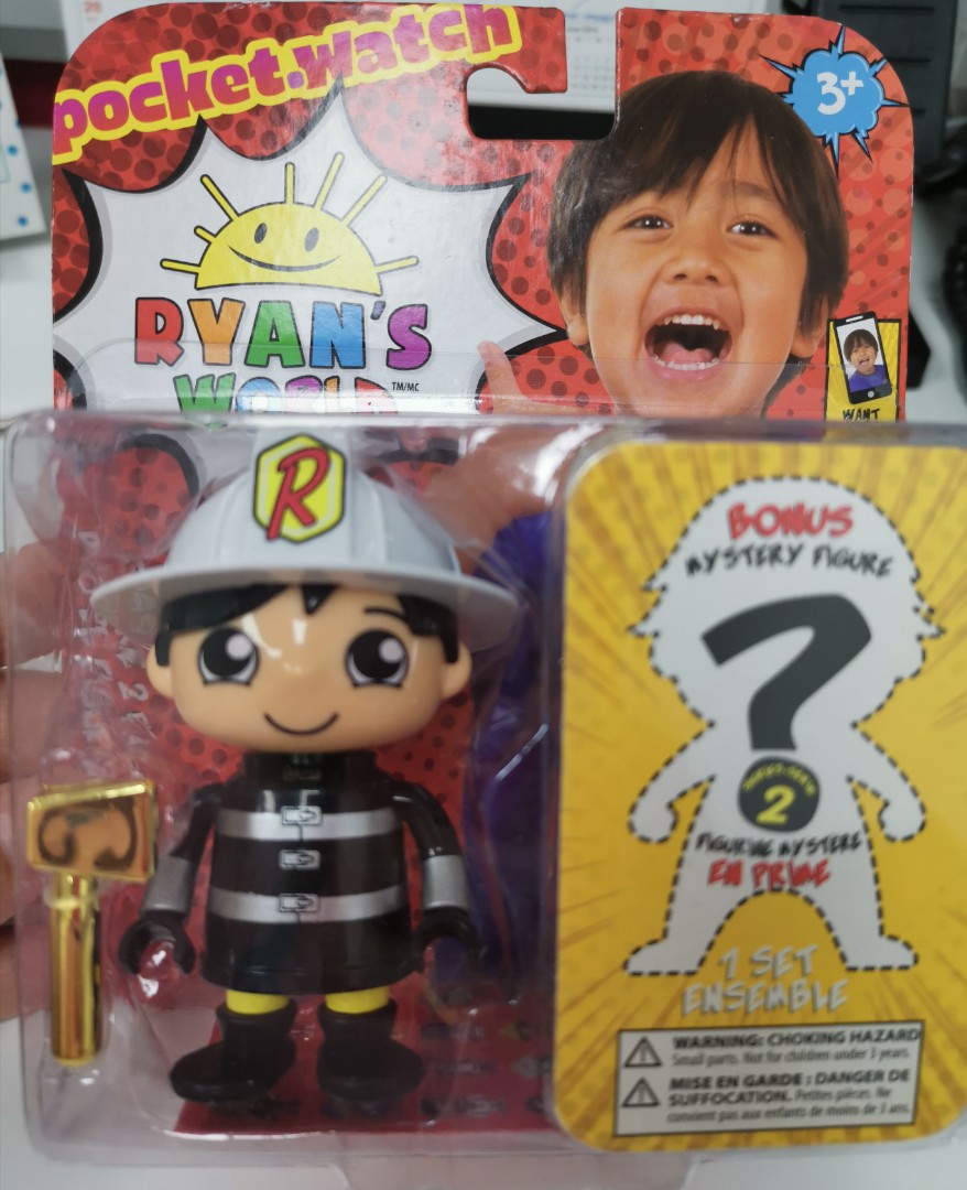 (Ex-stock) Ryan's World - Fire Chief Ryan with Mystery Figurine ...