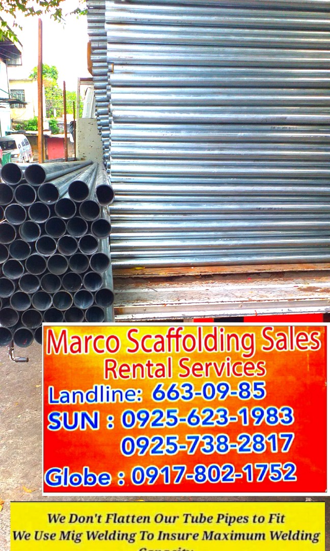 Scaffolding Pipe rental, Commercial & Industrial, Construction Tools ...