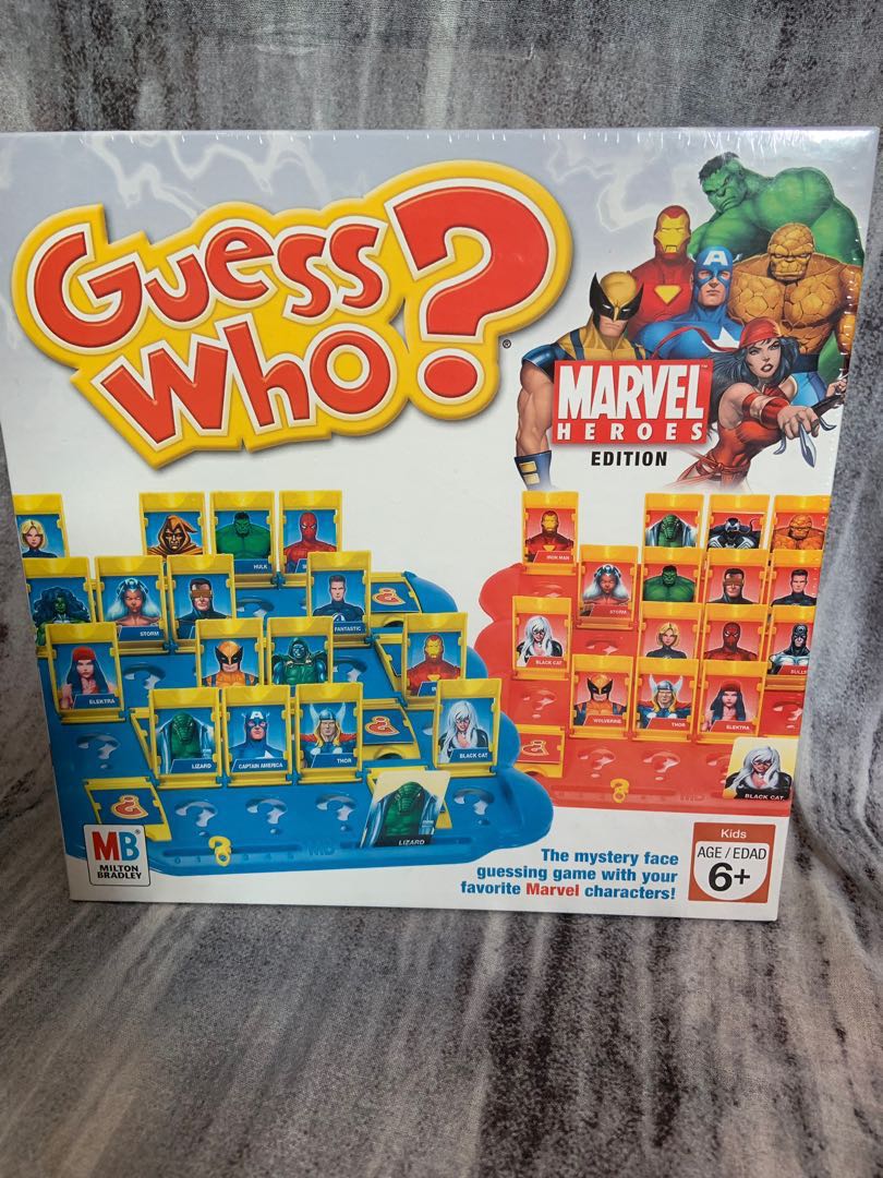 **SOLD** Brand New Guess Who, Marvel edition game, Hobbies & Toys, Toys ...