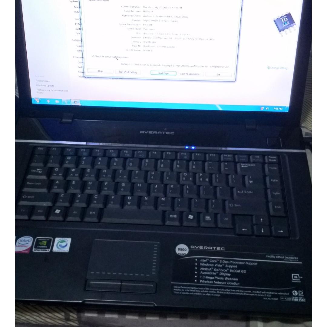 TG AVERATEC LAPTOP, Computers & Tech, Laptops & Notebooks on Carousell