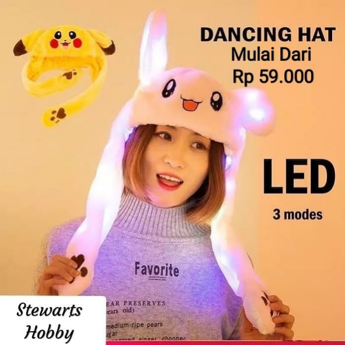 Topi Kelinci Hat Bunny Model kartun anak keren, Bayi & Anak, Lainnya di ...