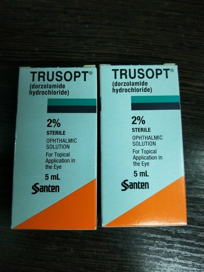 TRUSOPT (dorzolamide hydrochloride) eyedrops (2 in-stock), Everything ...