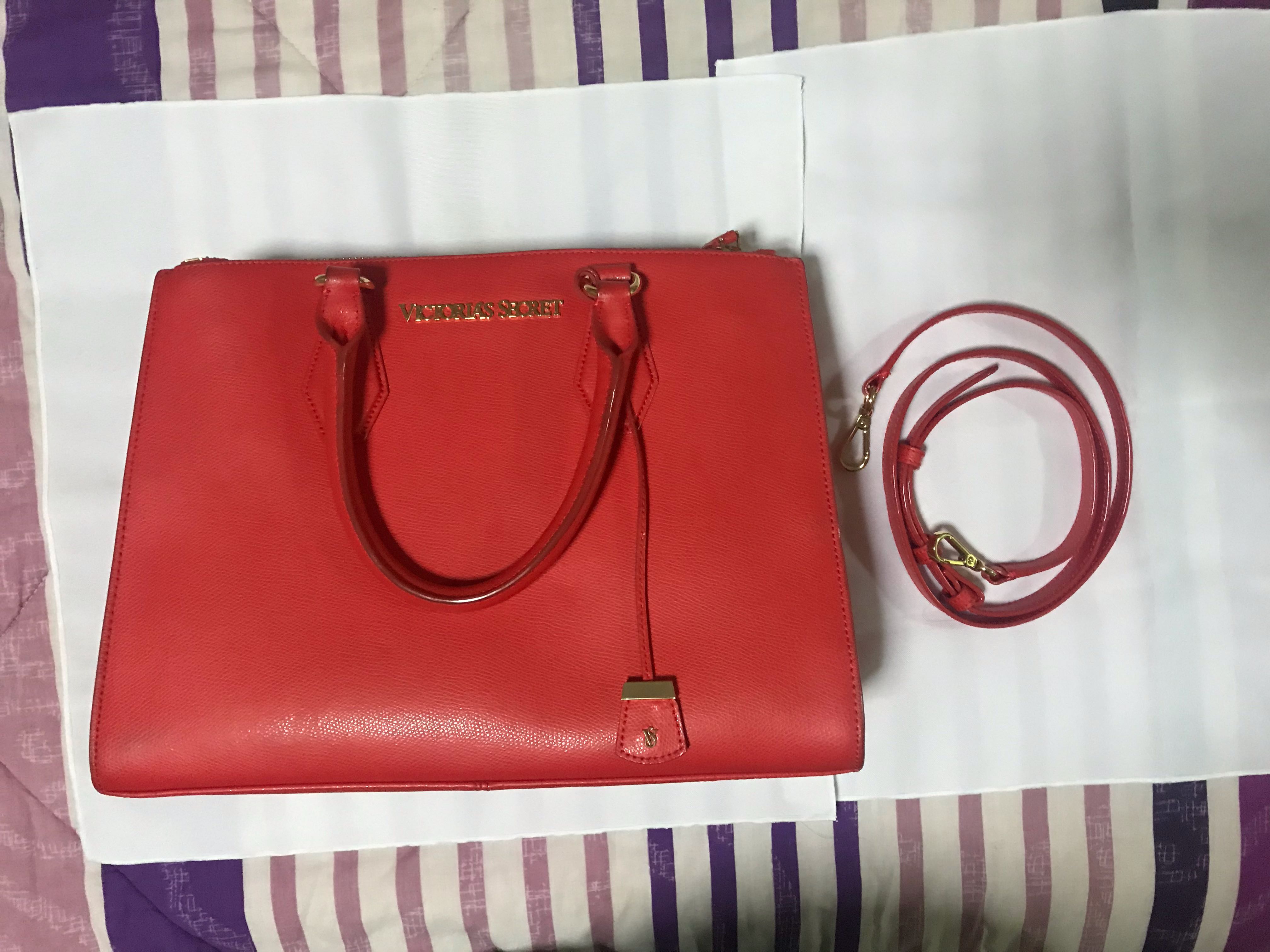 Victoria Secret Red Bag, Women's Fashion, Bags & Wallets, Beach Bags on ...