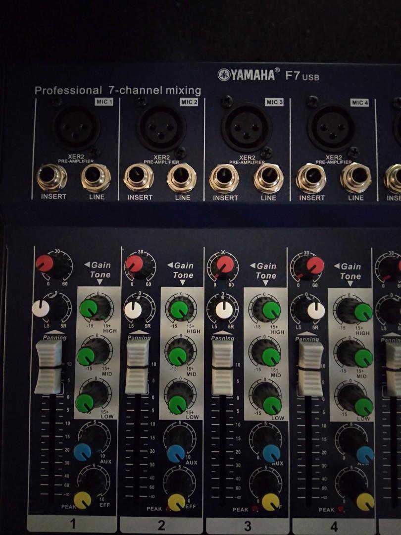 Yamaha 7 Channel Professional Mixer, Audio, Other Audio Equipment on ...