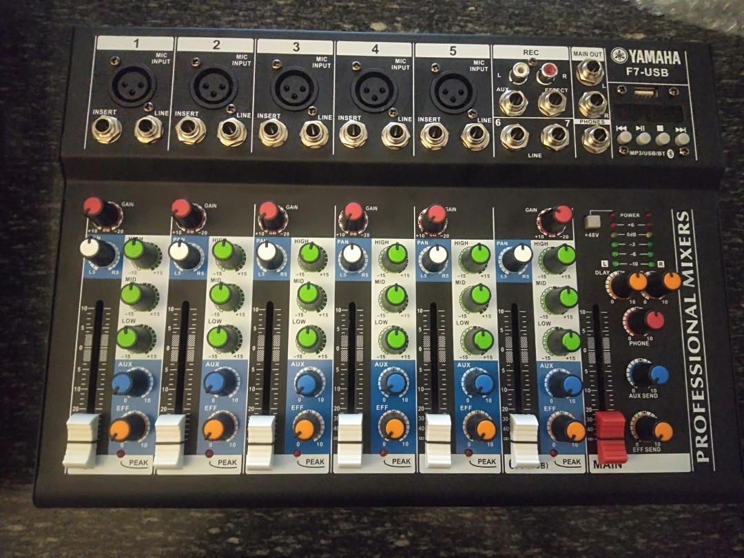 Yamaha 7 Channel Professional Mixer, Audio, Other Audio Equipment on ...