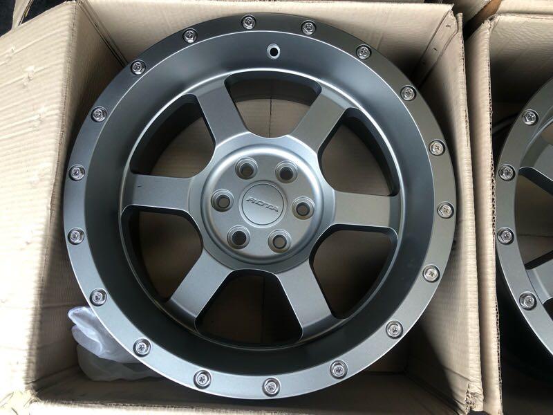 17 Rota Atlas 1 Matte gunmetal for Navara or Terra 6Holes pcd114, Car Parts & Accessories, Mags ...