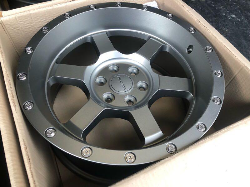17 Rota Atlas 1 Matte gunmetal for Navara or Terra 6Holes pcd114, Car Parts & Accessories, Mags ...