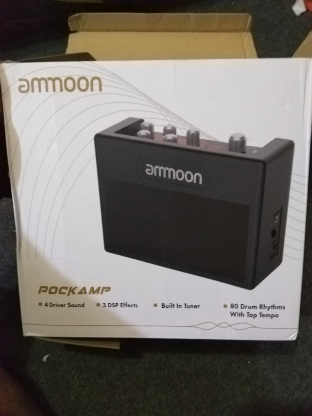 ammoon Guitar Amp POCKAMP 5 Watt Portable Guitar Amplifier, Hobbies ...