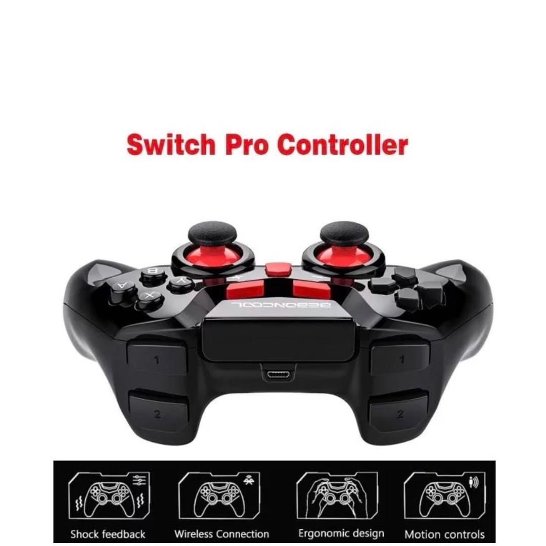 BEBONCOOL Switch Pro Controller for Nintendo, 6 Axis Wireless Pro Game ...