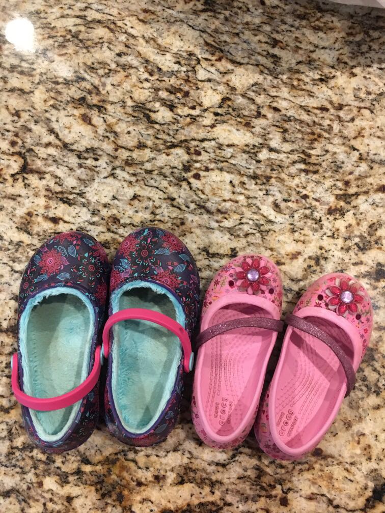 Crocs Girls Shoes, Babies & Kids, Babies & Kids Fashion on Carousell