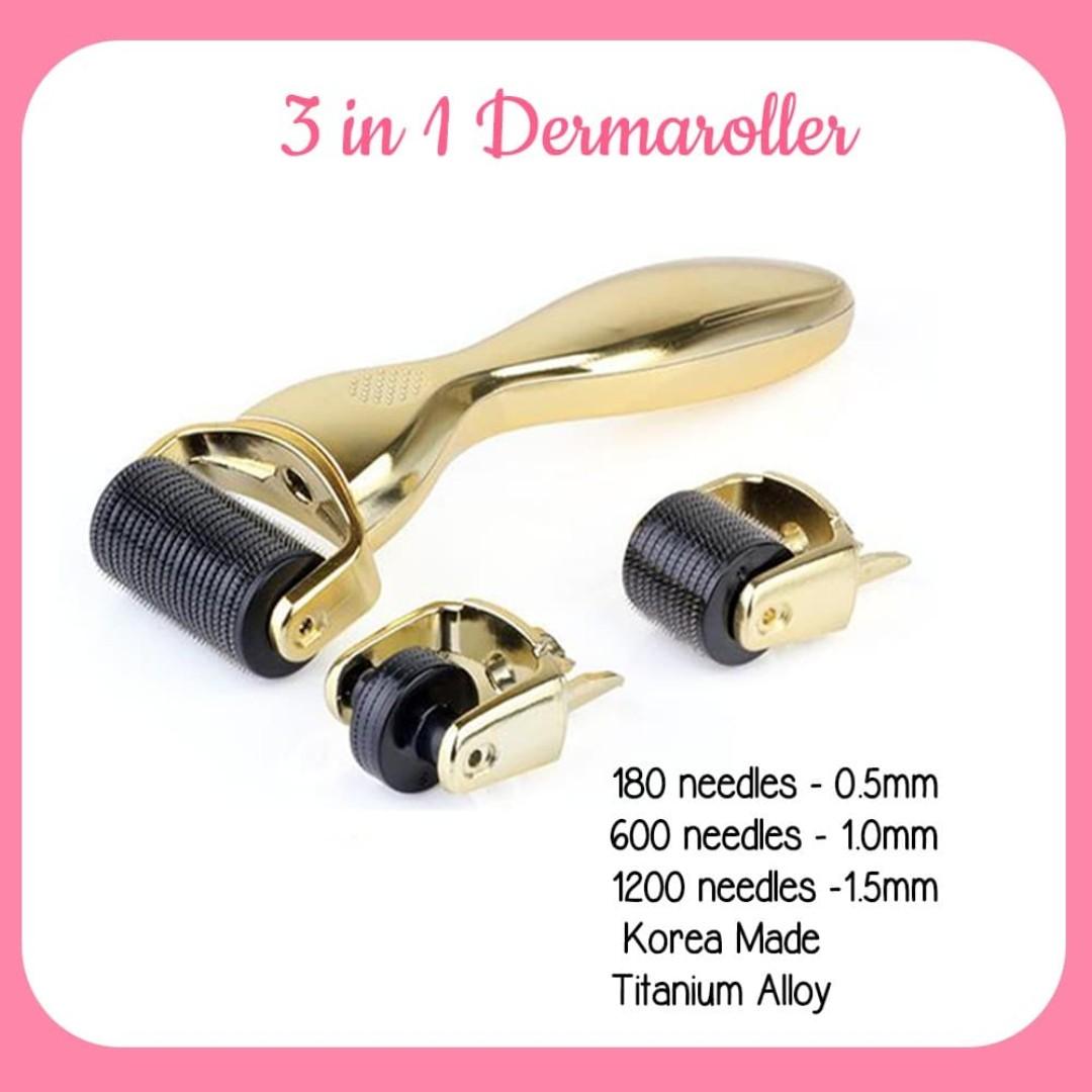 DRS Dermaroller 3 in 1 fACIAL MACHINE, Beauty & Personal Care, Face ...