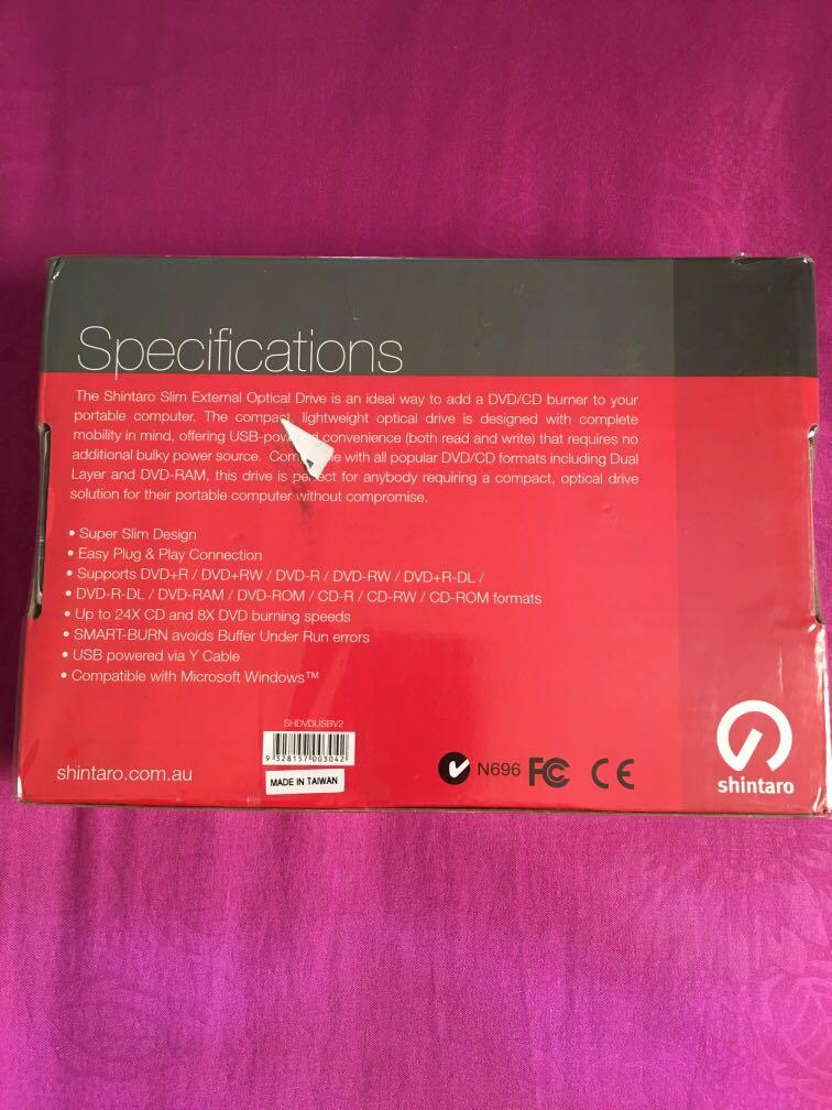 DVD External shintaro casing Besi, Elektronik, Bagian Komputer ...