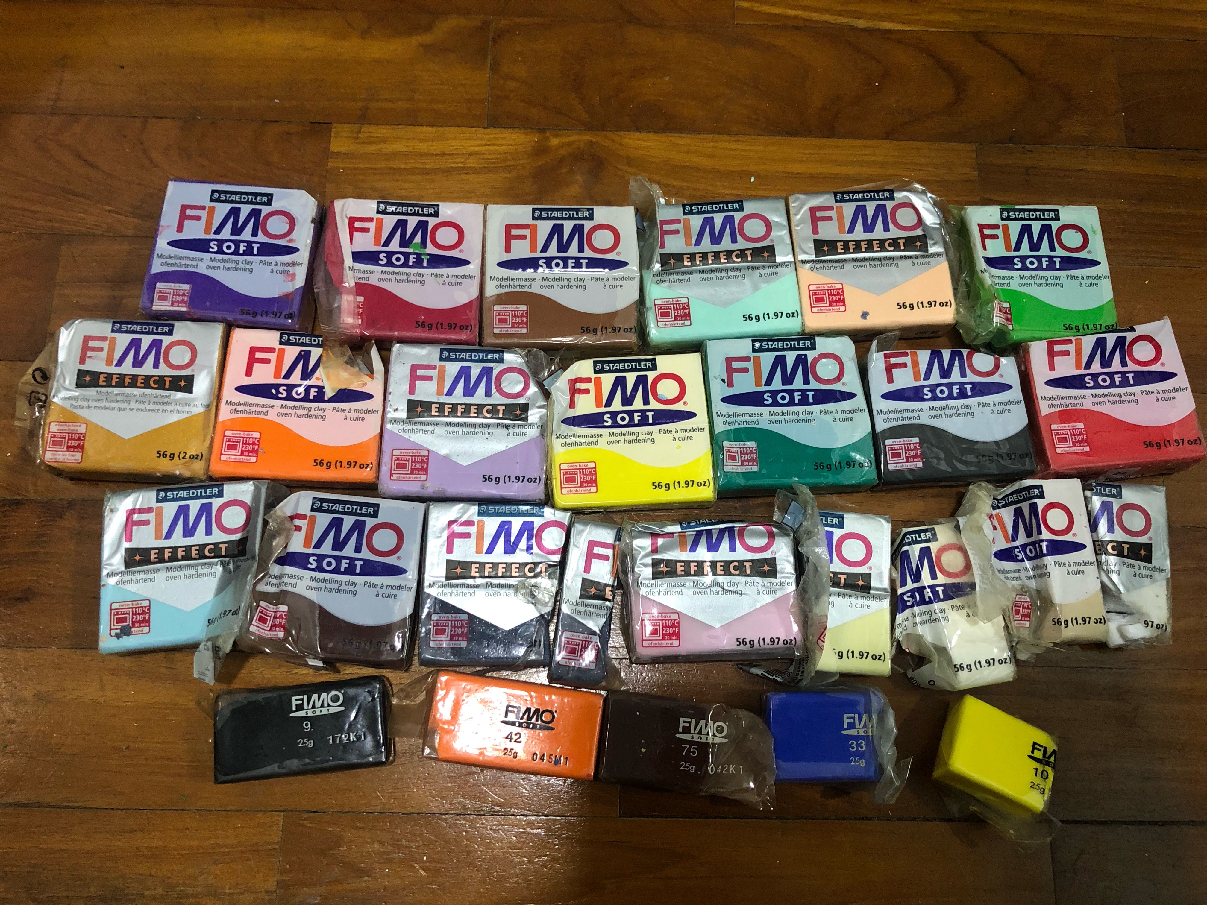 Fimo Soft/Effects Polymer Clay, Hobbies & Toys, Stationery & Craft ...