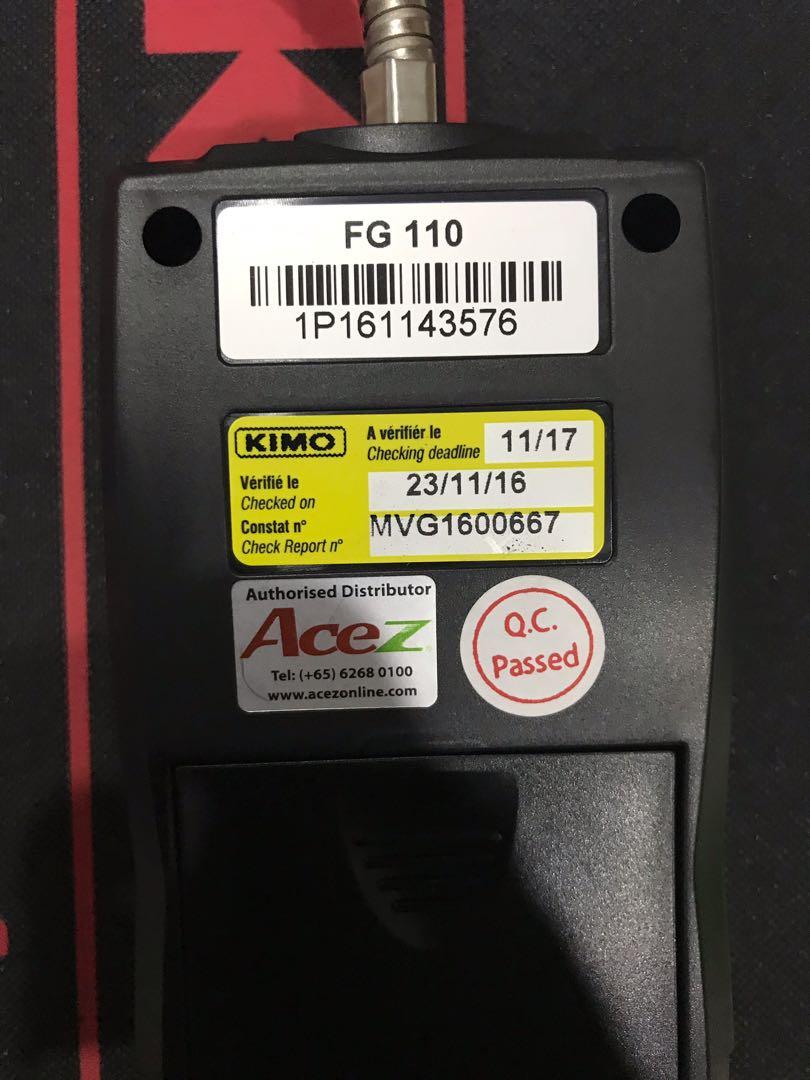 Gas Detector FG110 (KIMO), TV & Home Appliances, Kitchen Appliances, Other Kitchen Appliances on ...