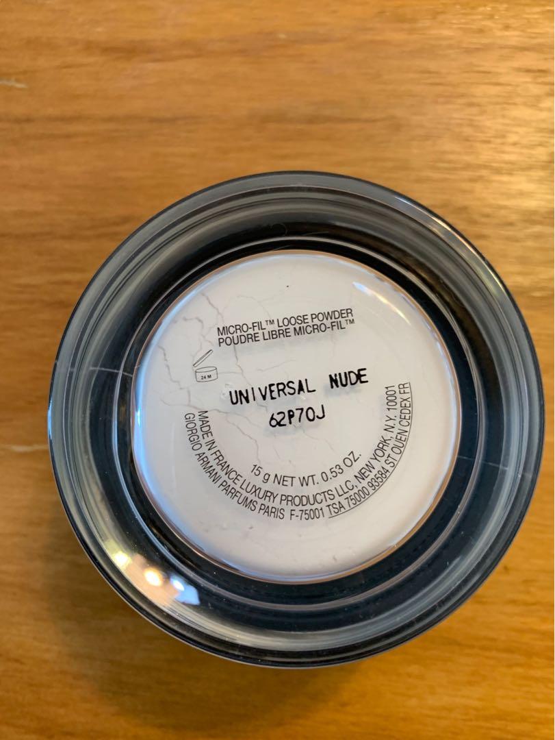 Giorgio Armani micro-fil loose powder 碎粉, 美容＆化妝品, 健康及美容 - 皮膚護理, 化妝品 ...