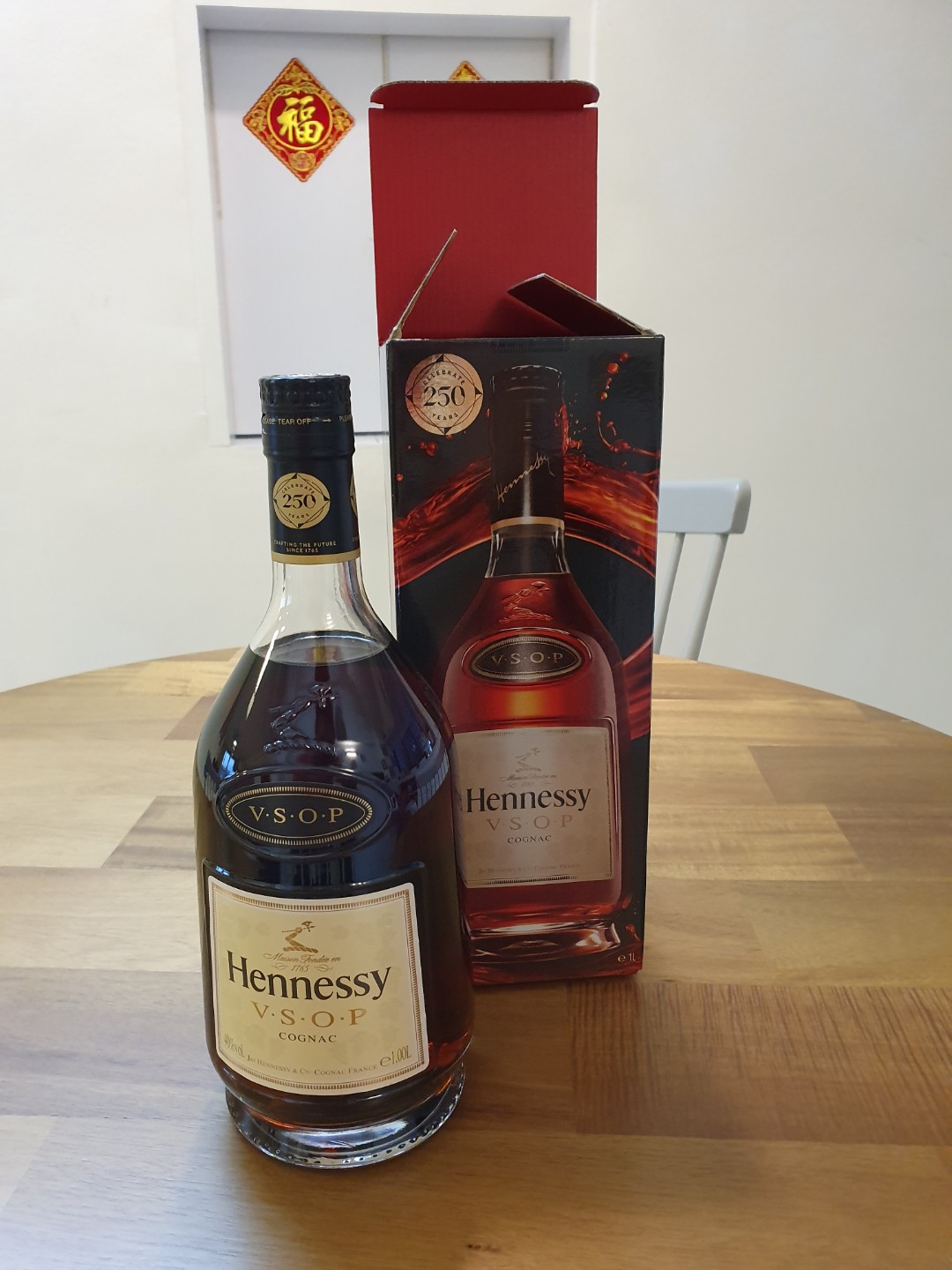Hennessy VSOP 1 Litre, Food & Drinks, Alcoholic Beverages on Carousell