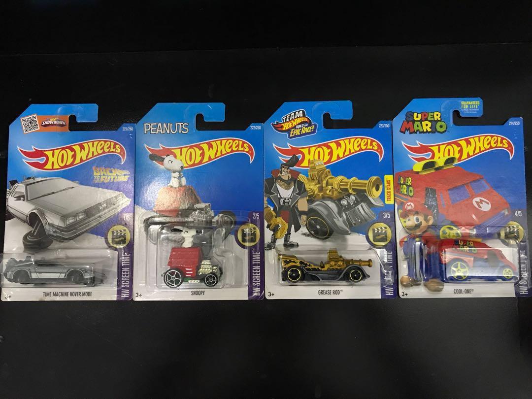 Hotwheels HW Screentime Die-cast Collection Set of 13, Hobbies & Toys ...