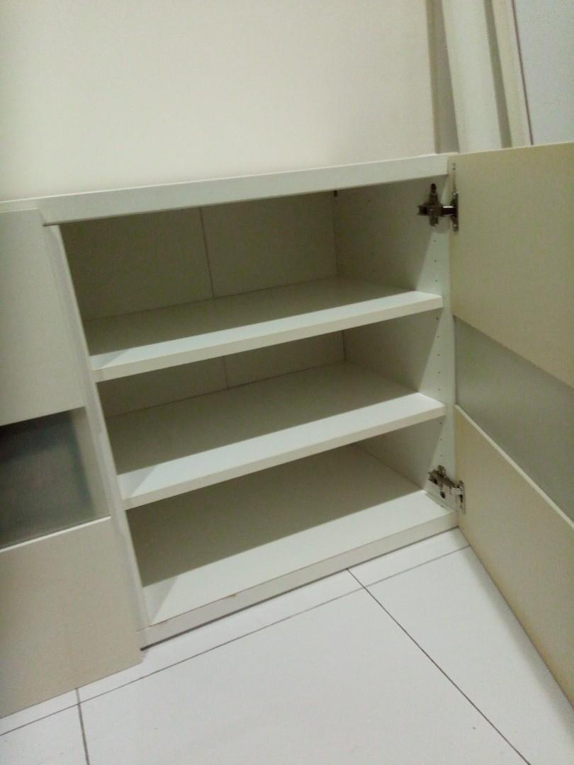 IKEA Besta Cabinet x2, Furniture & Home Living, Furniture, Shelves ...