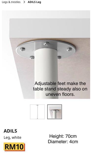 IKEA Table Top + Legs, Furniture & Home Living, Furniture, Tables ...