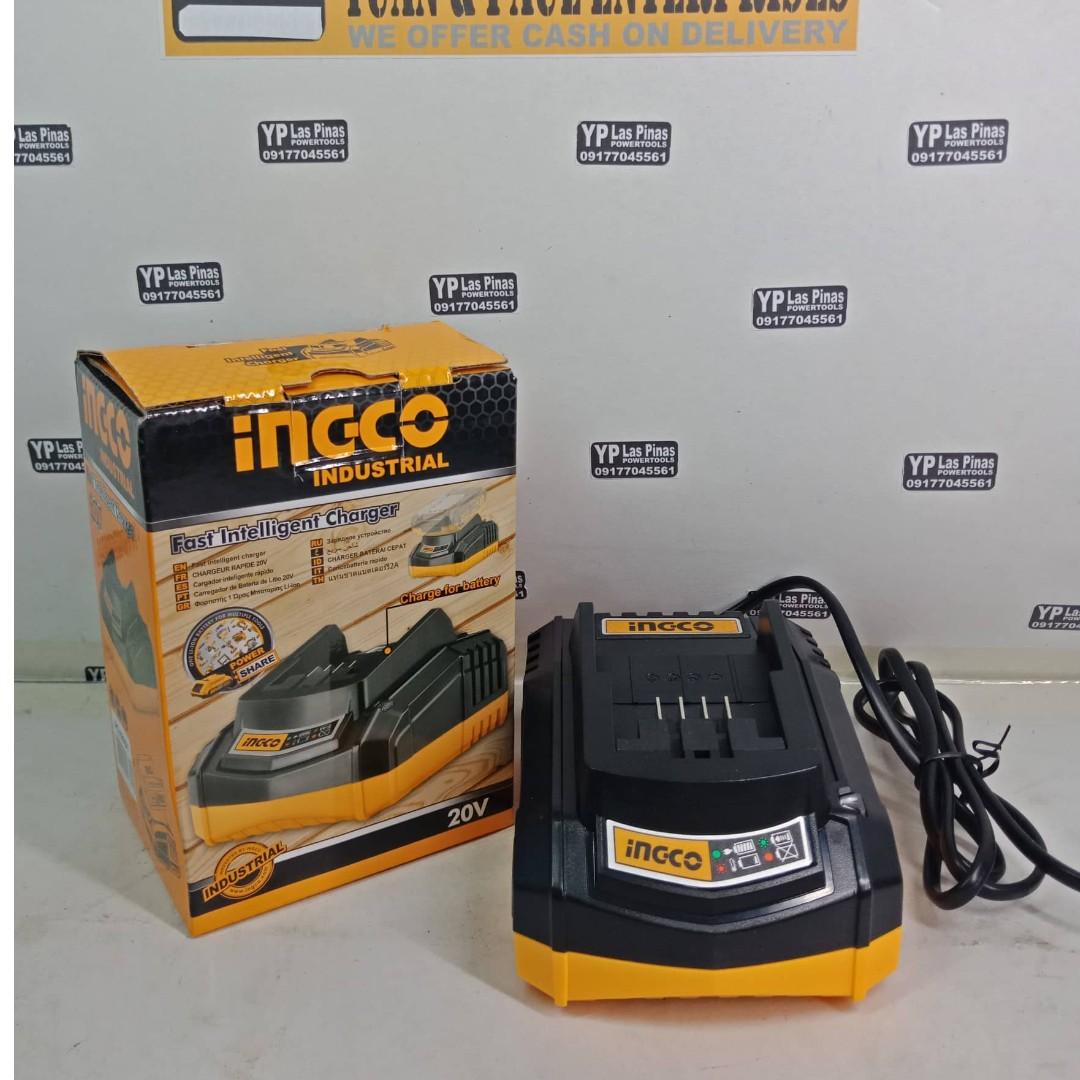 Ingco Cordless Paint Spray Gun 20v with 1 Battery 1 Charger CSGLI2001 ...