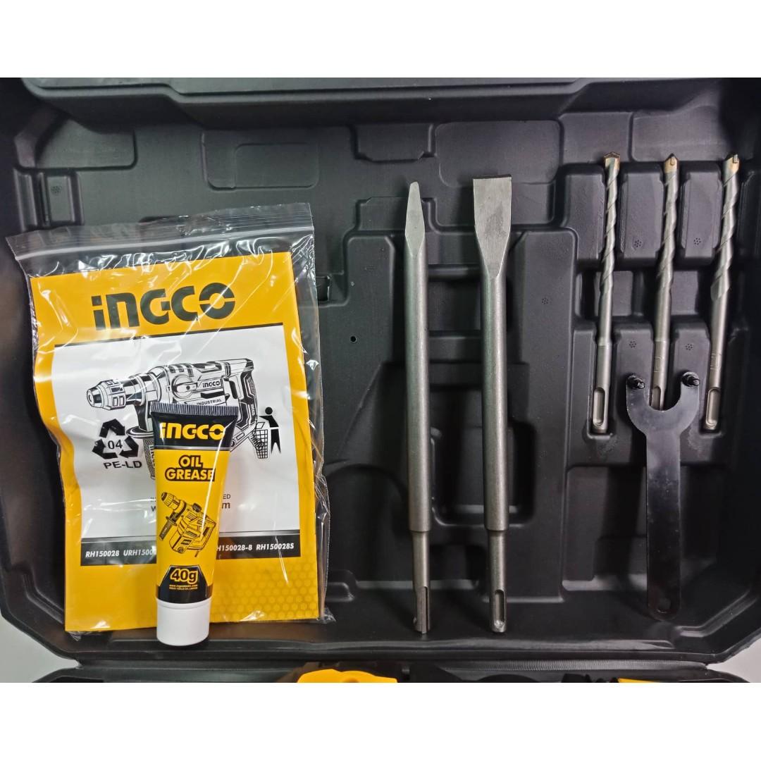 INGCO Rotary Hammer Drill SDS Plus 1500W 32mm - 3 mode RH150028 ( BITS ...