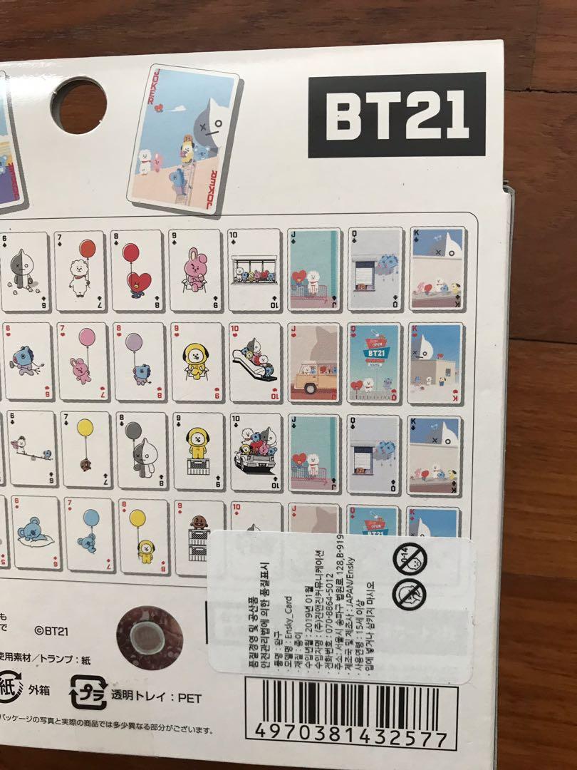 BT21 Playing/Poker Cards, Hobbies & Toys, Memorabilia & Collectibles ...