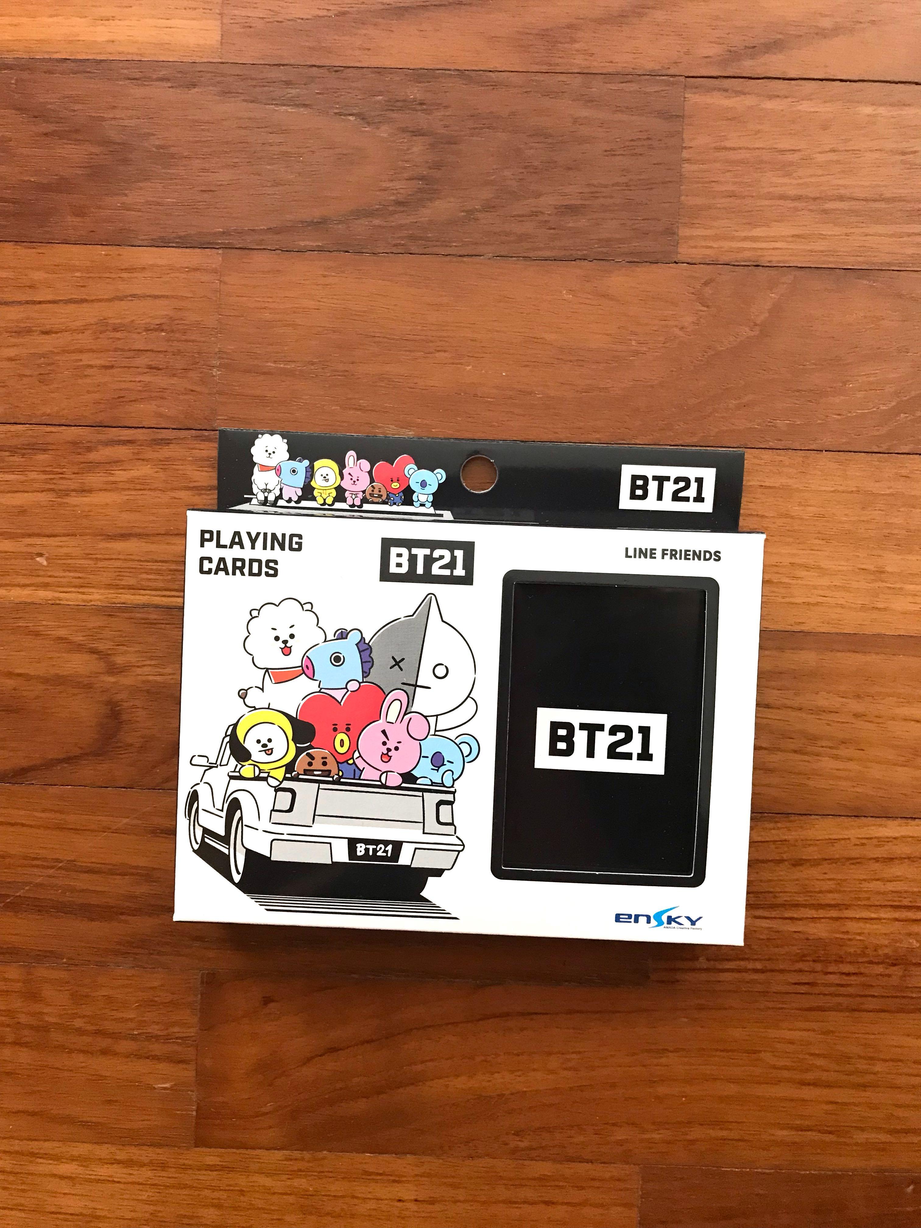 BT21 Playing/Poker Cards, Hobbies & Toys, Memorabilia & Collectibles ...