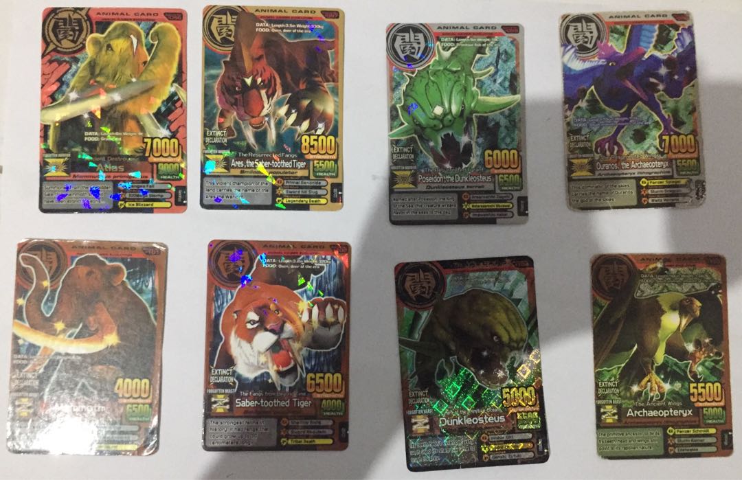 Kartu animal kaiser, Toys & Collectibles, Permainan Papan & Kartu di Carousell