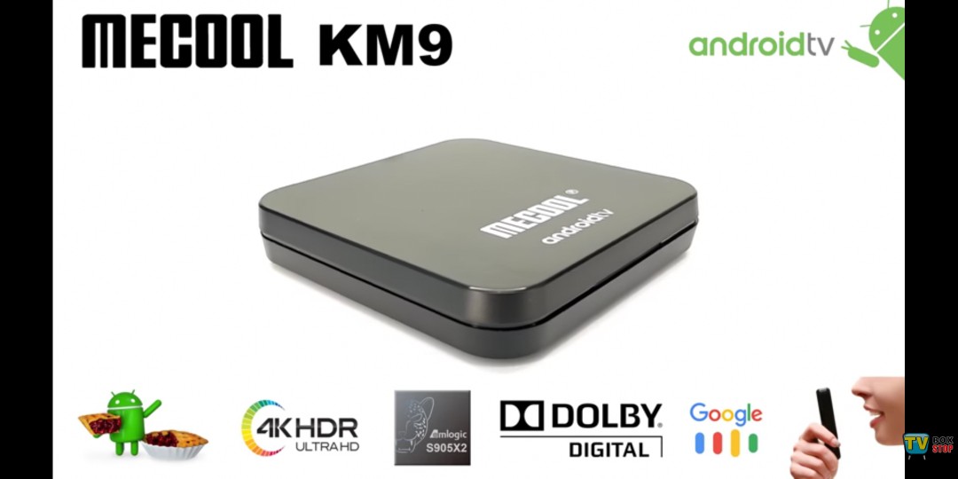 KM9 Pro Deluxe with Android Pie Version 9 and Voice Remote, TV & Home ...