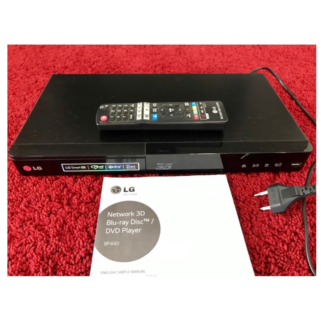 LG Smart Bluray Player BP-440, 3D, TV & Home Appliances, TV & Entertainment, Entertainment ...