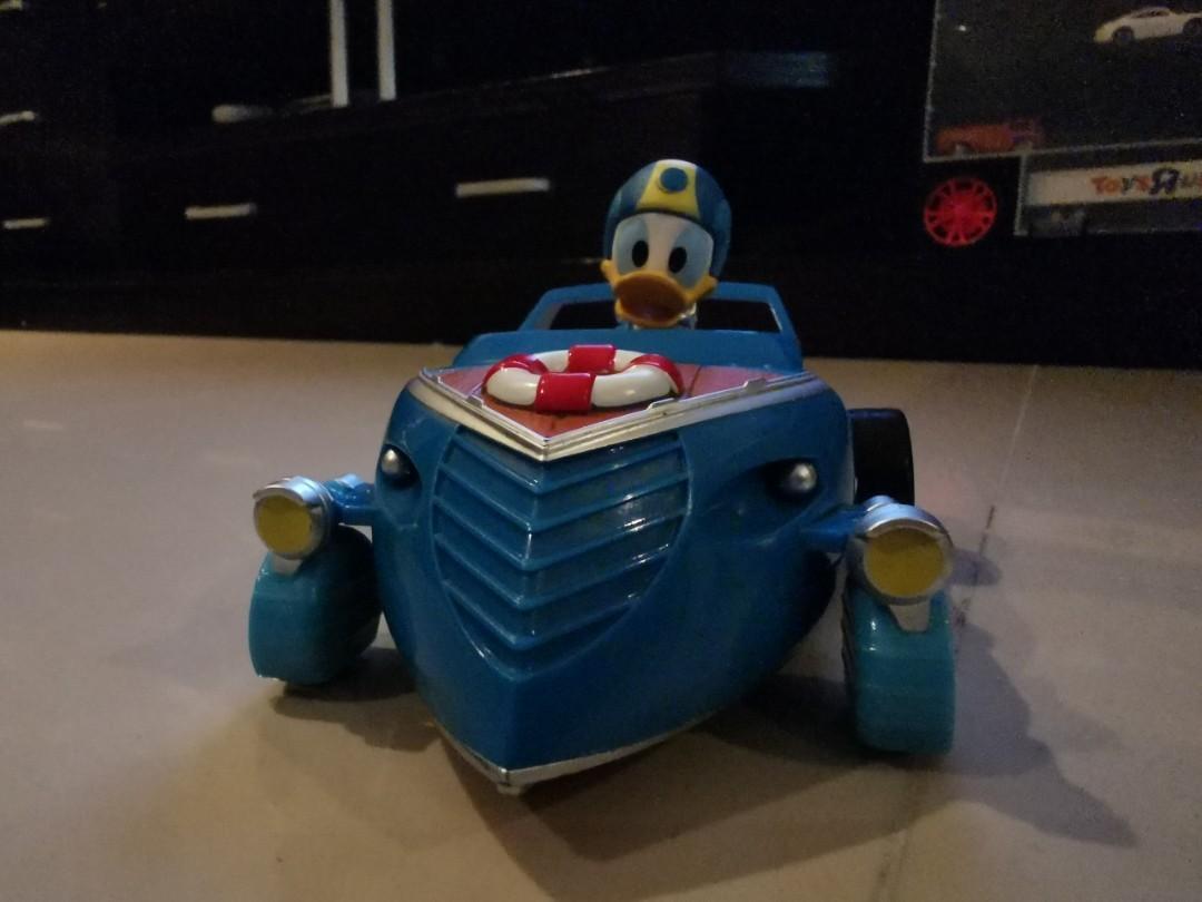 Mickey and Donald duck roadster racer transformable car, Hobbies & Toys ...