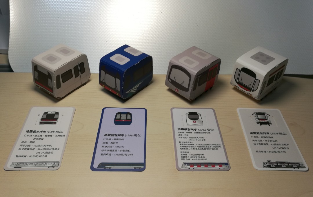 MTR 港鐵列車紙模型 地鐵 機場快綫 東西鐵 輕鐵, 興趣及遊戲, 玩具 & 遊戲類 - Carousell