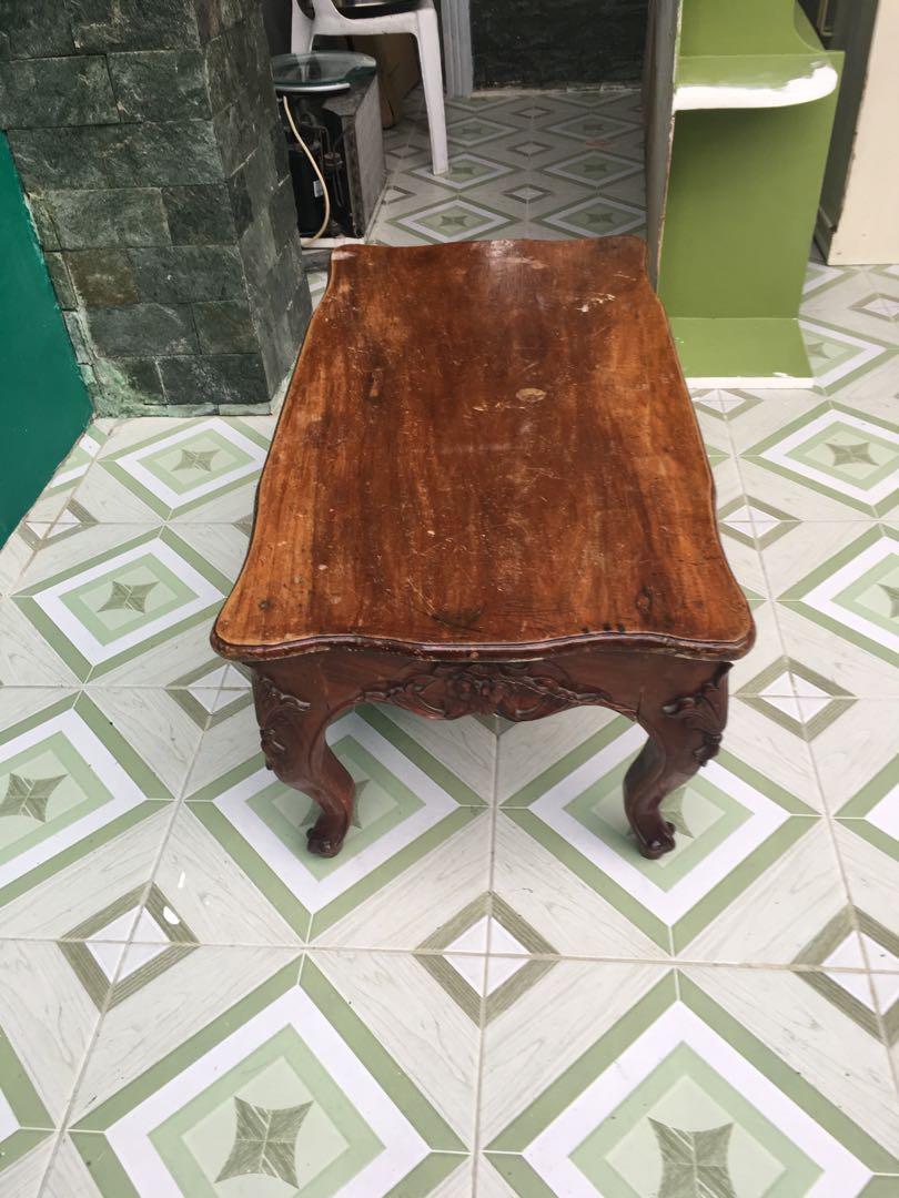 Narra center table, Furniture & Home Living, Furniture, Tables & Sets ...