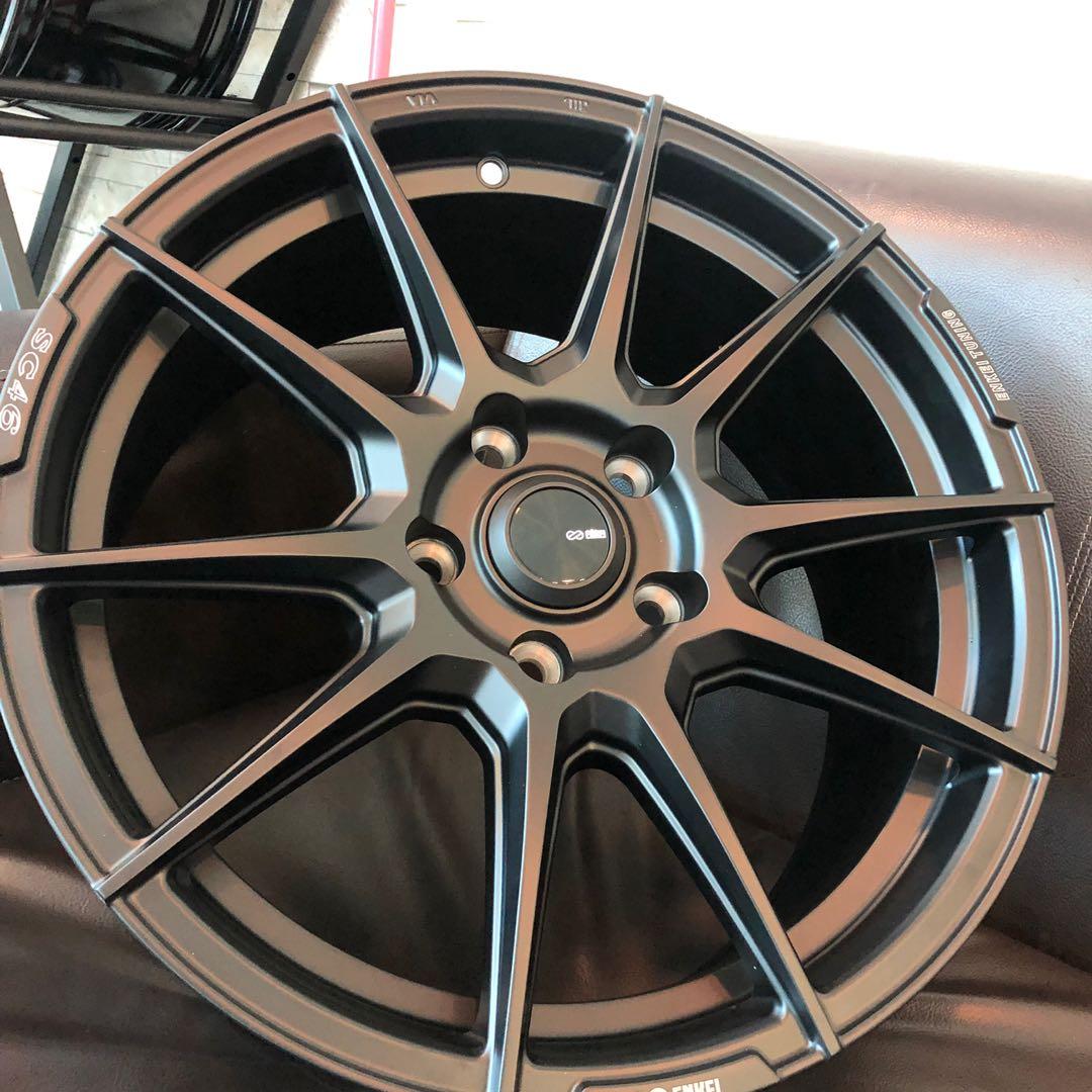 New 17” Enkei SC46 5X114.3, Car Accessories, Tyres & Rims on Carousell