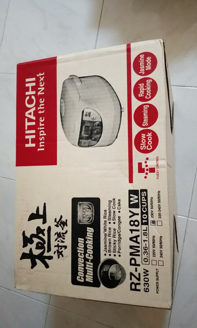 NEW Hitachi Rice cooker!, TV & Home Appliances, Kitchen Appliances ...