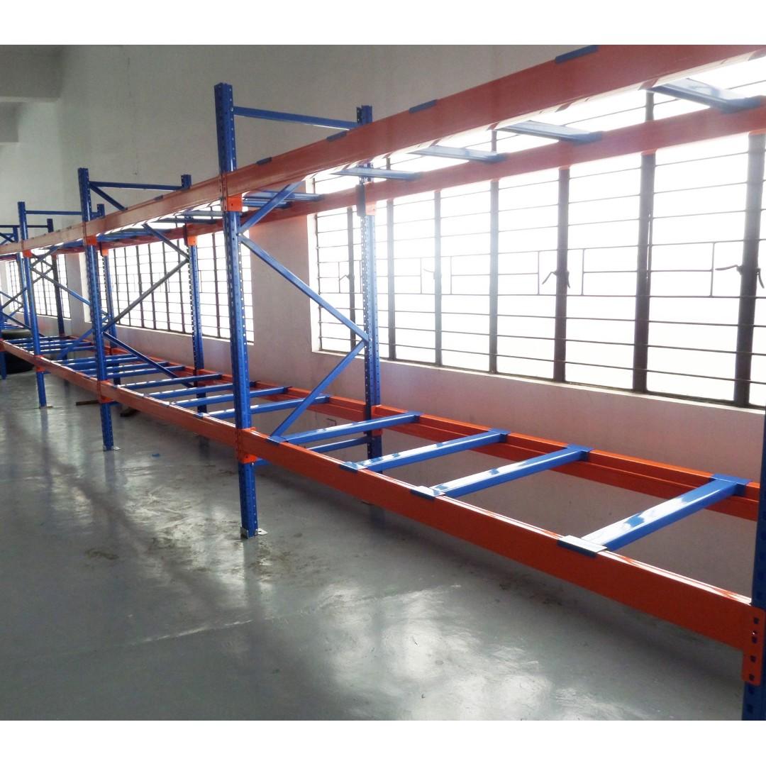 Pallet Rack Tie Beam type open Rack Display - heavy Duty, Furniture ...