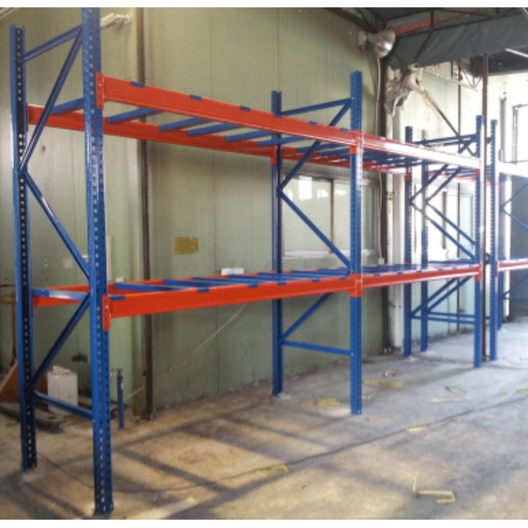 Pallet Rack Tie Beam type open Rack Display - heavy Duty, Furniture ...