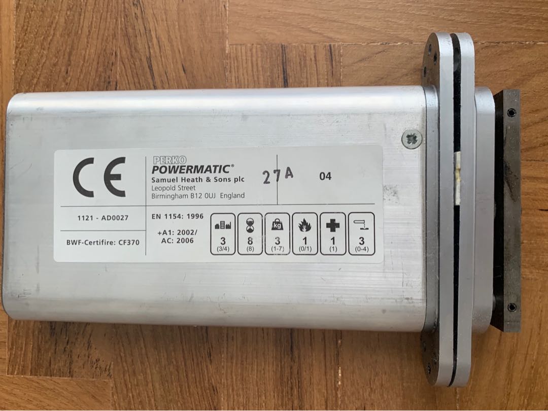 Perko Powermatic R100 Hydraulic Satin Chrome Door Closer, Everything ...