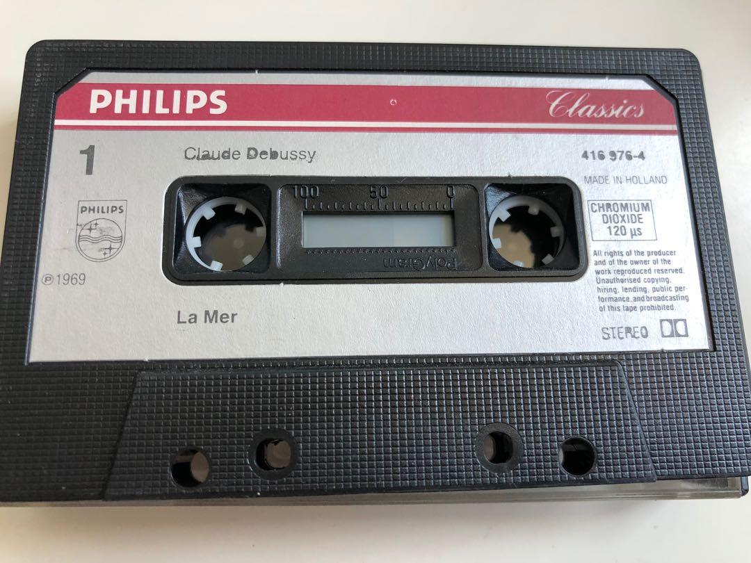 Philips Classics Chromium Dioxide Cassette tape high bias 120us Claude ...