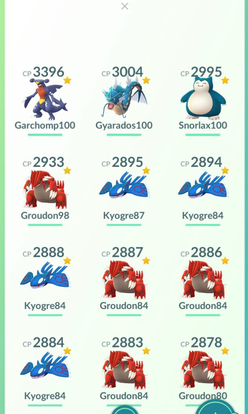 Pokemon Go Account Level 31 | 55x 100 IV | 25x Legendary | 5x Shiny, 1 ...