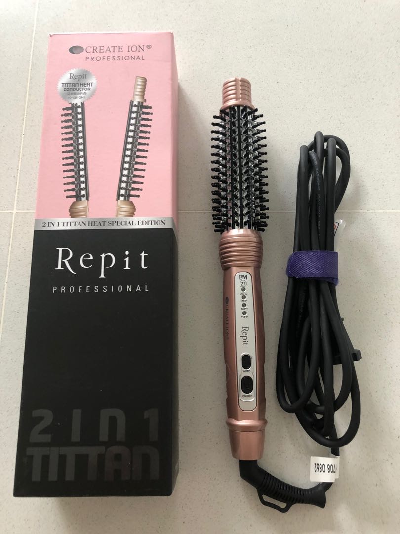 Repit 2in1 Titan Heat Special Edition (27mm), Beauty & Personal Care ...