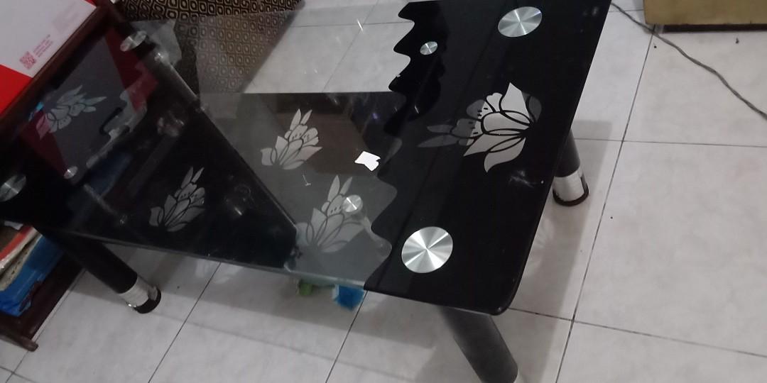 Sala glass table, Furniture & Home Living, Furniture, Tables & Sets on ...