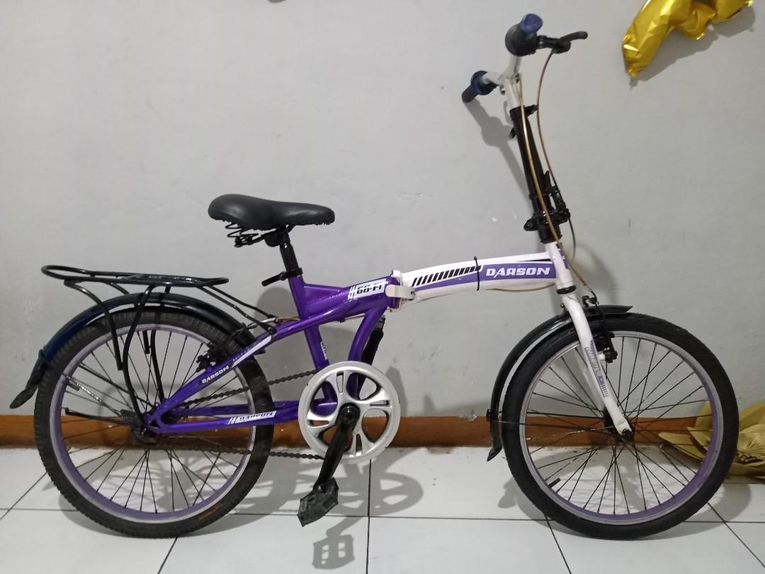 Sepeda Lipat Darson 20 inch, Olah Raga, Sepeda di Carousell