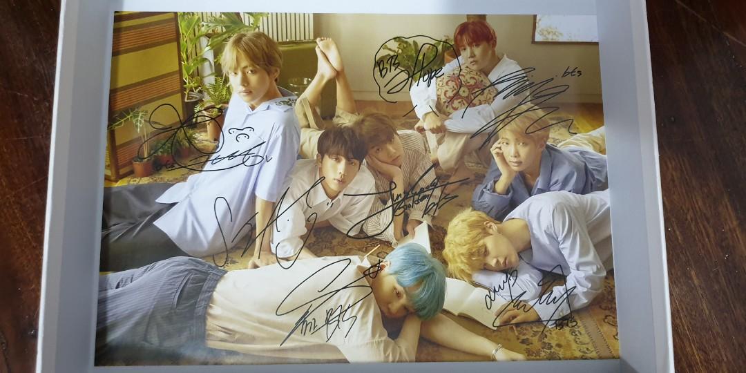 [SIGNED] BTS MINI POSTER - 2 EACH VERSION, Hobbies & Toys, Memorabilia ...
