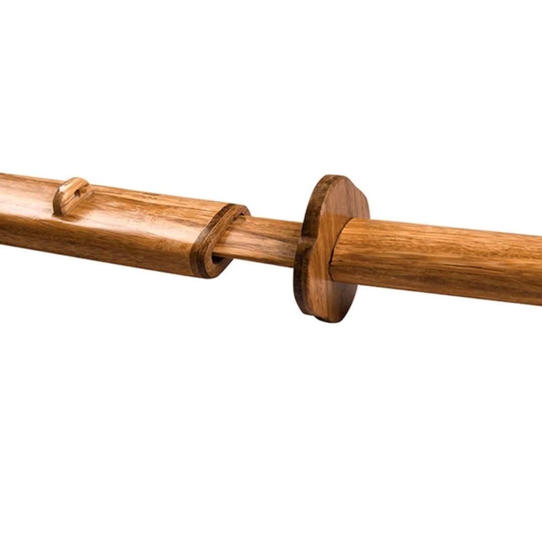 Solid Wood Bushido Kendo Bokken Katana Sword with Scabbard, Everything ...