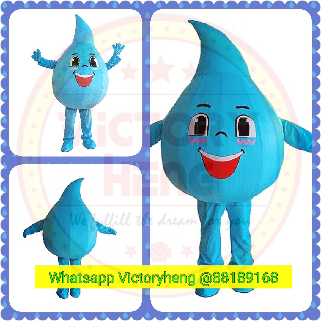 Waterdrop Mascot costume, Hobbies & Toys, Memorabilia & Collectibles ...