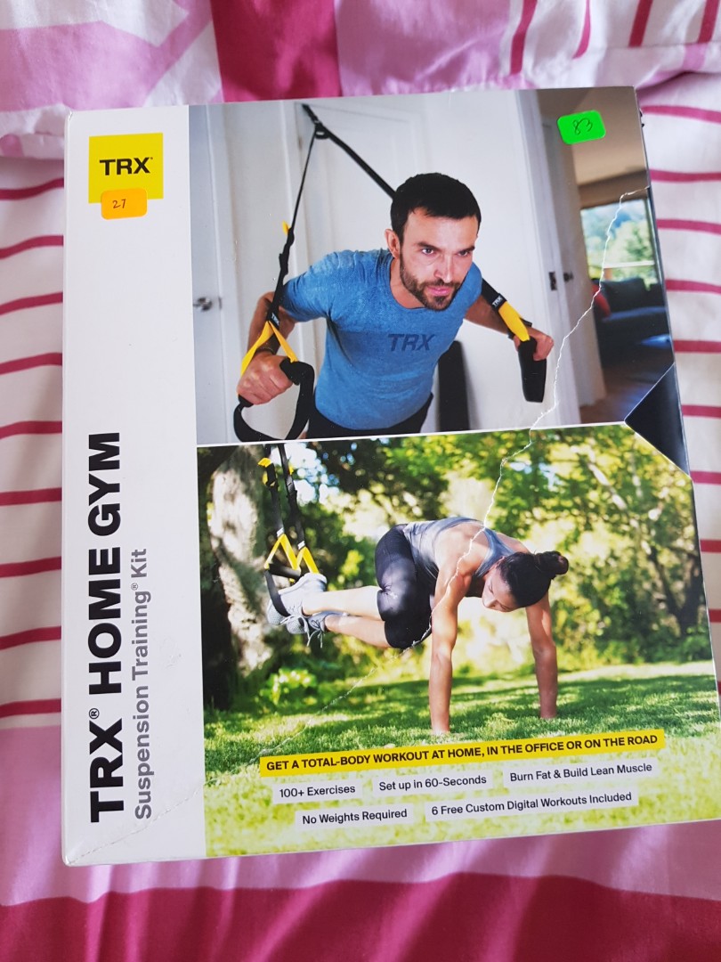 TRX Home Gym Suspension Training Kit, Sports Equipment, Exercise ...