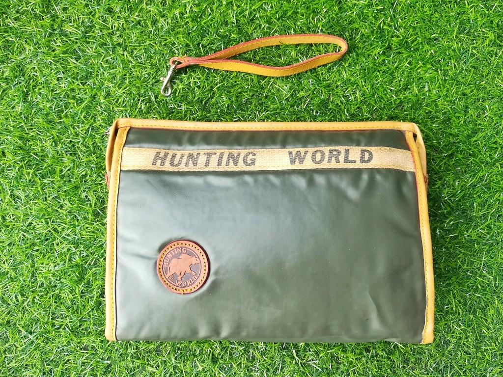 Original Vintage HUNTING WORLD clutch kueii, Men's Fashion, Bags, Belt ...